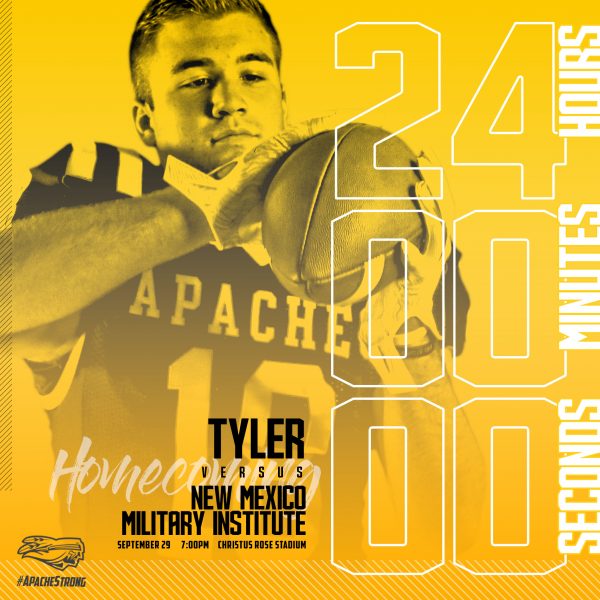 Tyler Junior College Football 24 hour countdown – cates.design