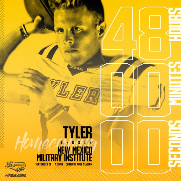 Tyler Junior College Football 48 hour countdown – cates.design
